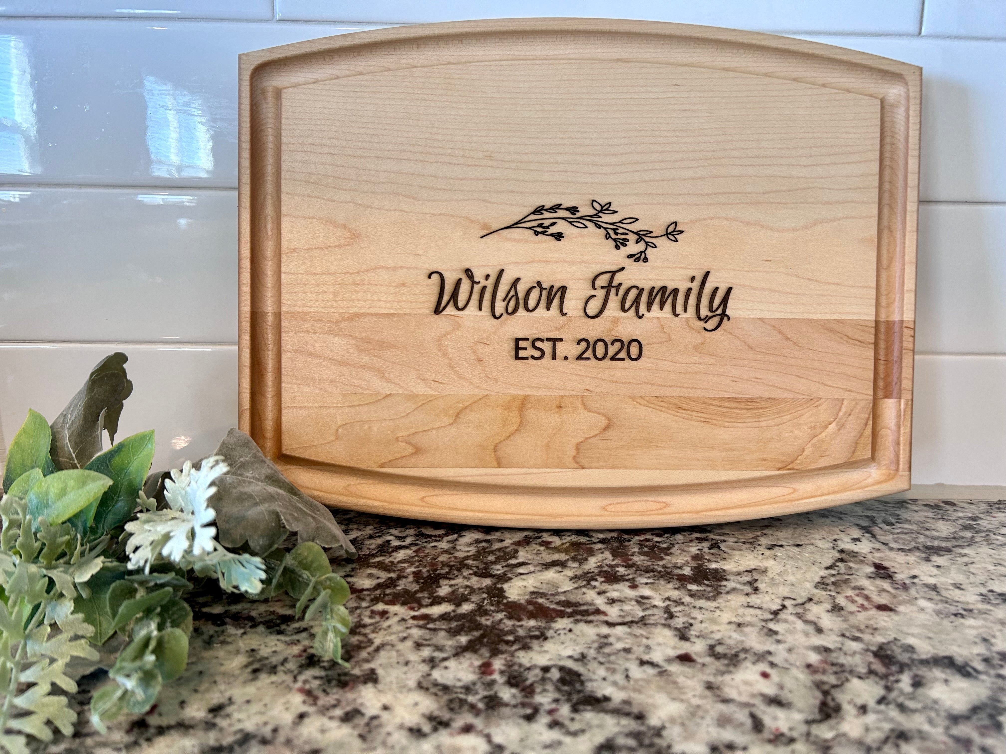Personalized Wood Cutting Boards | Oh Elly Designs